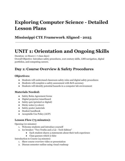 Exploring Computer Science Full Semester Course By Technocolor Tpt