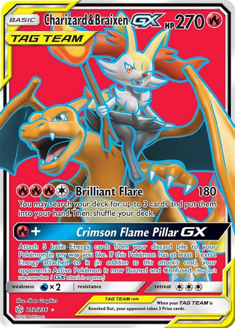 Reshiram And Charizard Gx Full Art Sm Unbroken Bonds Pokemon