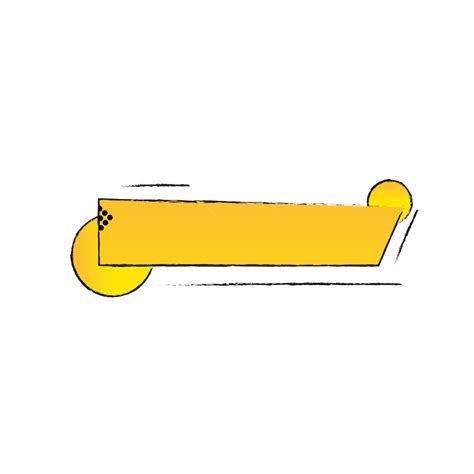 Cuadro De Texto Amarillo Vector PNG Caja De Texto Plantilla De