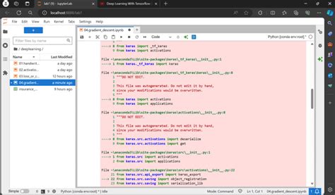 Im Getting This Error Keras Cannot Be Imported Check That It Is Installed Even After