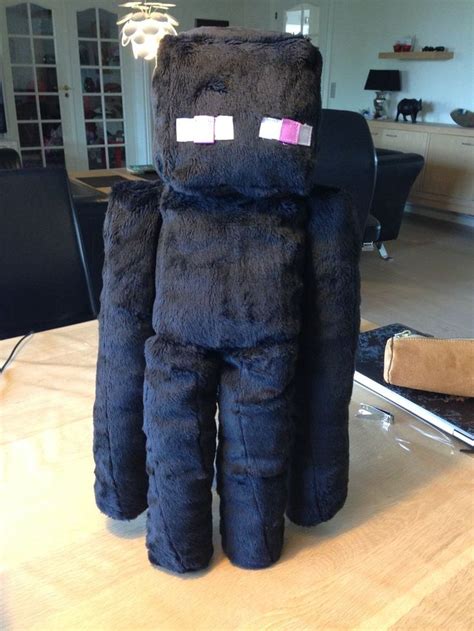 Make An Enderman Plushie From Minecraft Plushies Seam Ripper Fiberfill