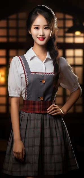 Premium Ai Image Japanese Maid Girl