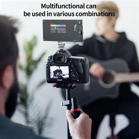 Pixel G1s 미니 야외 Rgb 컬러 필 라이트 카메라 소형 데스크탑 조명세트