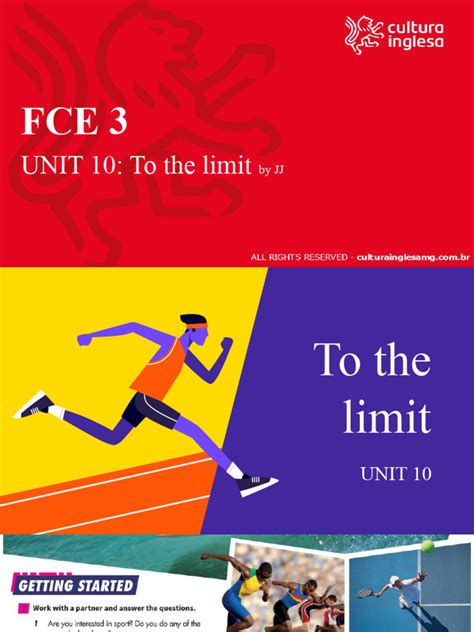 Fce 3 Unit 10 To The Limit Pdf