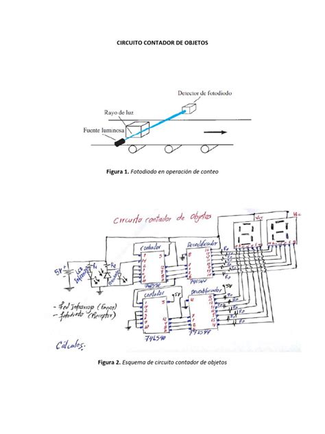 Circuito Contador De Objetos Pdf Diodo Emisor De Luz Ingeniería