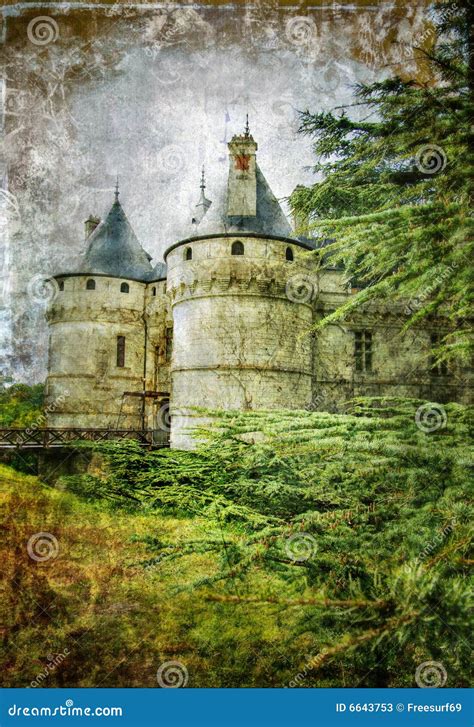 Old Castle Stock Illustration Illustration Of Grunge 6643753