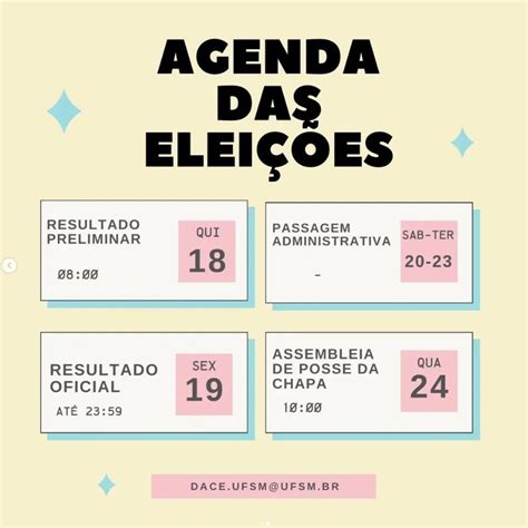 Eleição Para O Dace Ocorre Nesta Terça Feira 16 Ce