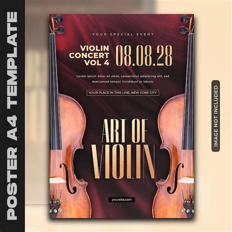 Musical Show Poster Psd High Quality Free Psd Templates For Download