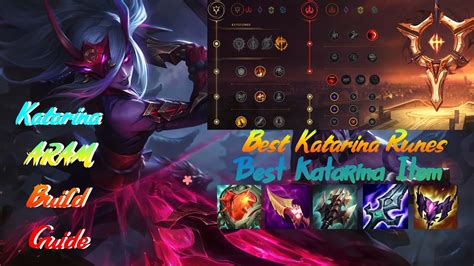Lol League Of Legends Hightlights Katarina Aram Build Guide Runes