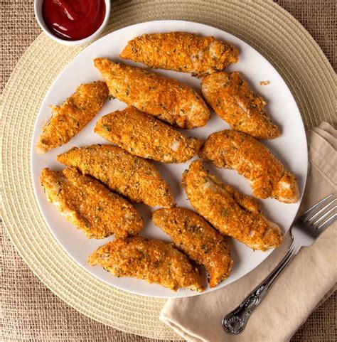 Keto Friendly Low Carb Crispy Chicken Tenders Recipe Crispy Chicken