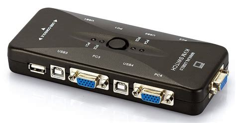 Switch Vga 4 Portas Usb 2 0 Kvm Haqua Informática Curitiba