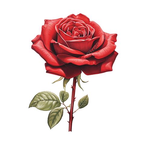 투명 배경에 수채화 장미 붉은 장미 꽃 투명한 Png 일러스트 및 Psd 이미지 무료 다운로드 Pngtree