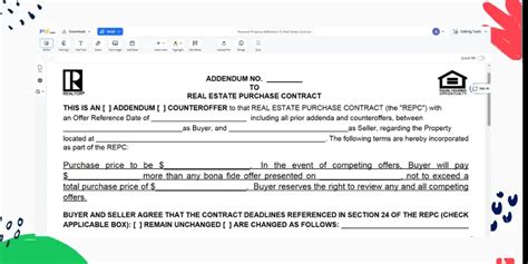 Personal Property Addendum To Real Estate Contract Free Pdf Template