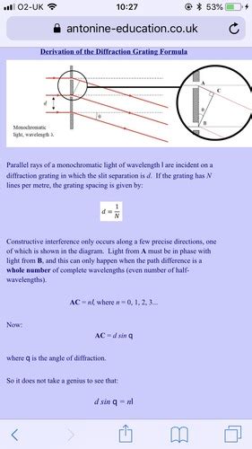 Diffraction Flashcards Quizlet