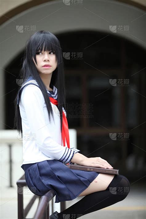 女生 角色扮演 日本校服 彩色运动茄克 校服 儿童教育 泰国 东亚人 儿童 仅青少年素材 花瓣网