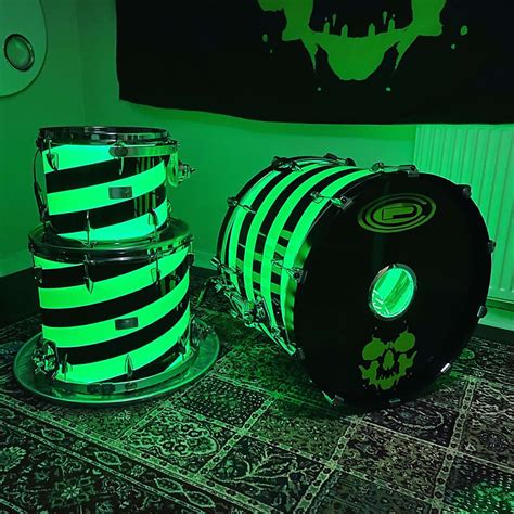 Orange County Drum And Percussion Ocdp Usa Acrylic Drum Kit W Reverb