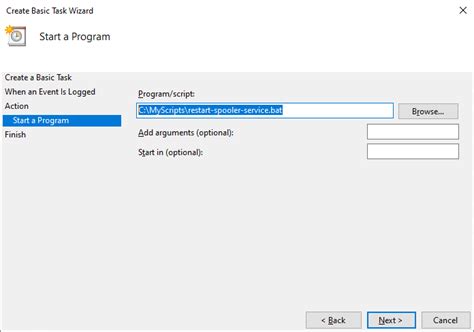 Q A How Do I Restart A Windows Service When An Event Is Reported