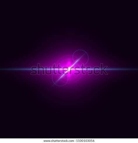 Vector Realistic Light Lens Flares Highlight Stock Vector Royalty Free