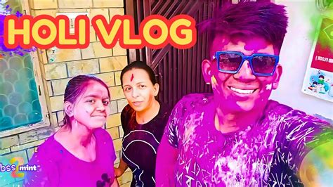 Holi Vlog 2024 Garv Anand Holi In Isckion Temple Youtube