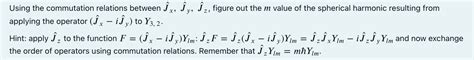 Using The Commutation Relations Between