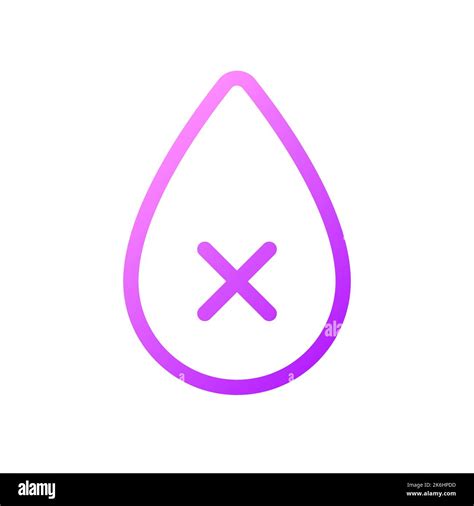 Dehydration Pixel Perfect Gradient Linear Ui Icon Stock Vector Image And Art Alamy