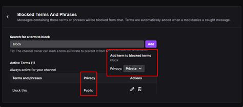 Twitch Tv How To Add Words Or Phrases To The Permit Or Block List Technipages