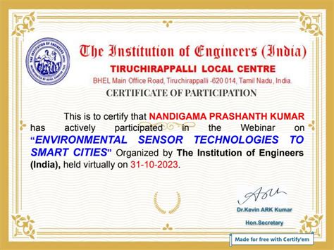 Nandigama Prashanth Kumar On Linkedin Smartcities