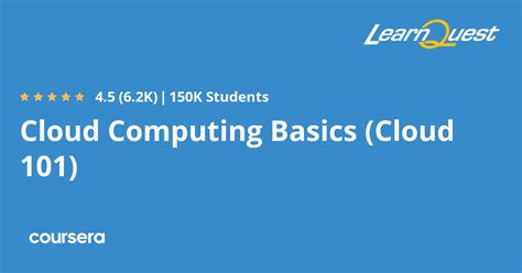 Cloud Computing Basics Cloud 101 Coursya