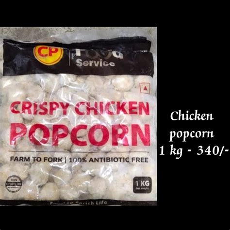 Golden Colour Chicken Popcorn And Chicken Nuggets And Cheese Corn Nuggets