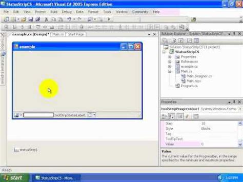 Status Strip Control YouTube