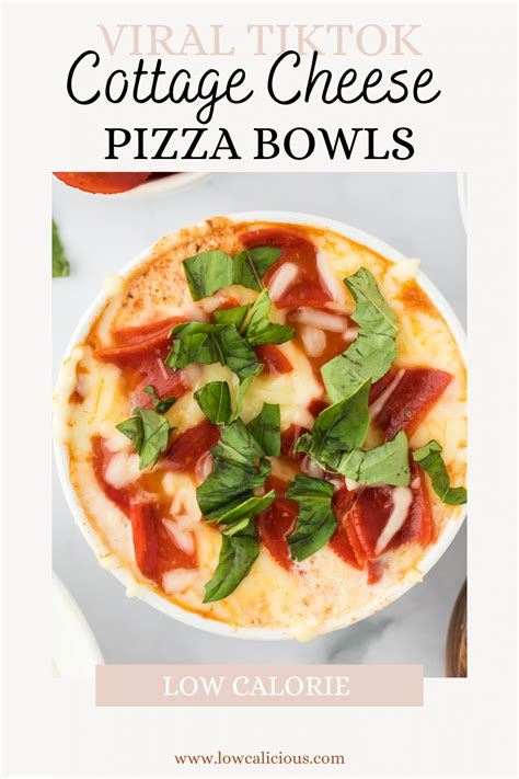 Easy Cottage Cheese Pizza Bowl Viral Tiktok Recipe Lowcalicious