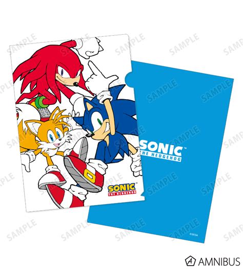 ソニック・ザ・ヘッジホッグ ソニック・ザ・ヘッジホッグ＆テイルス＆ナックルズ クリアファイル Amnibusアムニバス
