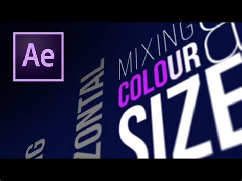 Kinetic Text After Effects Tutorial Animated Typography Techniques NO PLUGINS MethodMotion