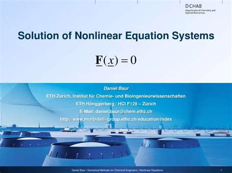 Ppt Solution Of Nonlinear Equation Systems Powerpoint Presentation