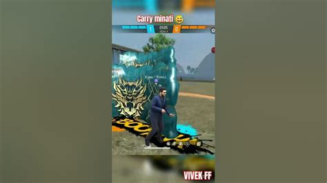 Carry Minati In Free Fire 😅 Newcharacter Carryminati Freefire