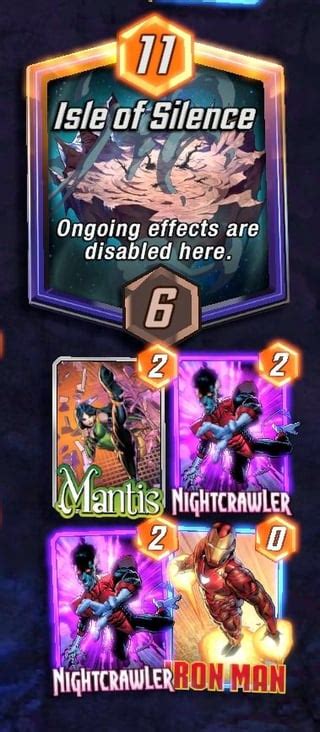 Isle Of Silence And Ironman Dont Work Together Rmarvelsnap