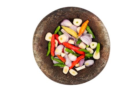 Premium Photo Indonesian Traditional Food Raw Sambal Bawang On White