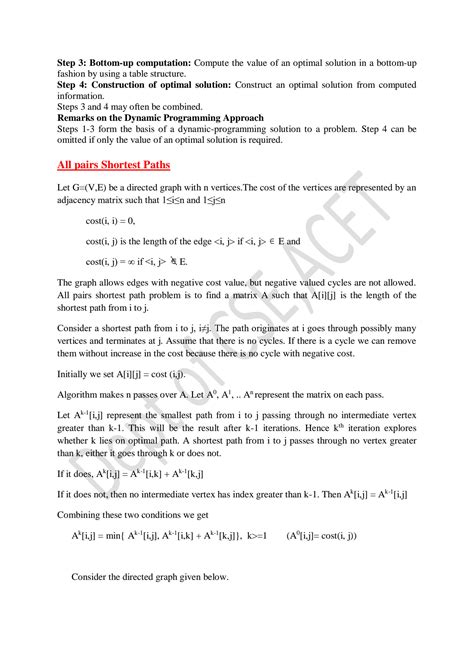 SOLUTION Jntuk R20 Cse 3 1 Sem Daa Material Unit 3 Studypool
