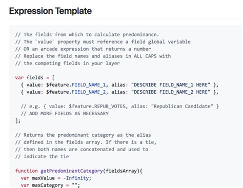 Share Your Arcade Expressions As Templates
