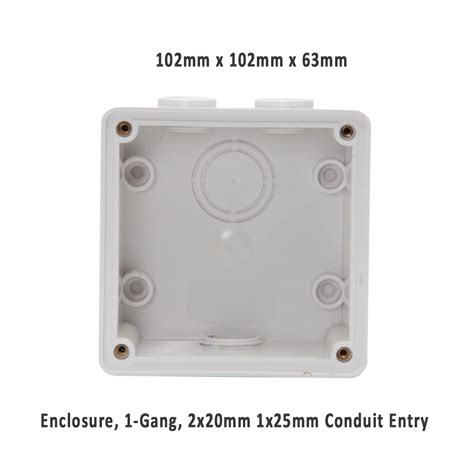 Elitco Pdl Socket Inlet Surf 3 Pin Round 16a Less Enclosure Ip66