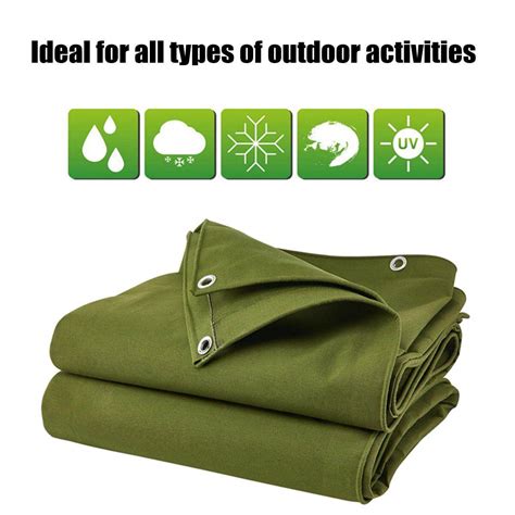 [paidbang] ผ้าใบสี่เหลี่ยม ผ้าใบบังแดด ผ้าใบกันน้ำ สำหรับตั้งแคมป์ ผ้าใบกลางแจ้ง ผ้าใบเต็นท์