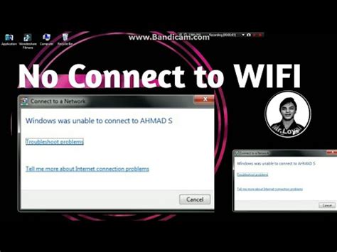 Windows Was Unable To Connect To WIFI Mengatasi WIFI Gagal Login Di PC YouTube