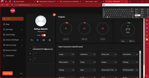Aditya Bakshi On Linkedin My Progress In Takeuforward A2z Dsa Sheet 5