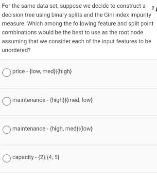 For The Same Data Set Suppose We Decide To Construct Chegg Com