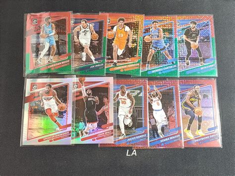 【la拍卖】2021 22panini Donruss Optic 杜蕾斯optic 肯巴 沃克 约翰 沃尔 卡梅伦 约翰逊 塞斯 库里 丁