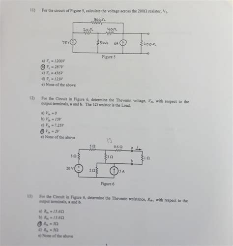 Solved For The Circuit Of Figure Calculate The Voltage Chegg