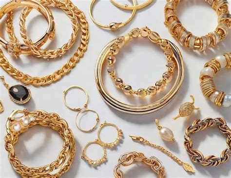 Premium Photo New Calation And New Design Gold Bracelets Bracelet