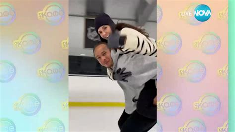 Родени за фигуристи Нина Добрев и Шон Уайт показаха добри умения на