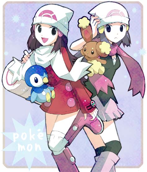 Dawn Piplup And Buneary Pokemon And 3 More Drawn By Hirako Danbooru