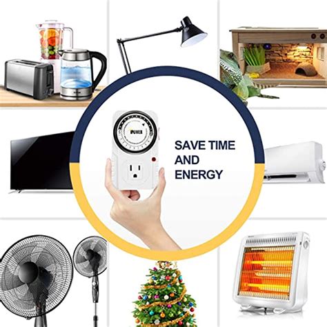 Homeflix Programmable 24 Hours Digital Switch Timer Socket Tu 22a 24